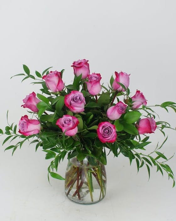 One Dozen Purple Roses | Tulsa OK Flower Delivery